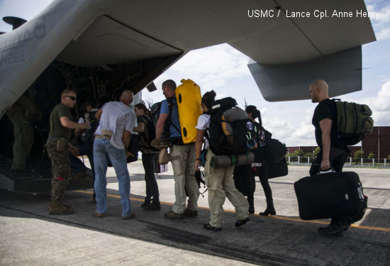 Osprey in Philippines for Operation Damayan