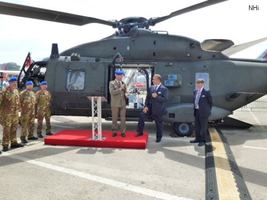 First deployment of Italian Army NH90