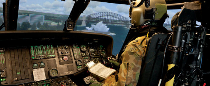 CAE Bell 412EP simulator for Abu Dhabi Aviation