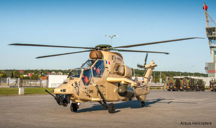 EC725 and Tiger at Poland MSPO