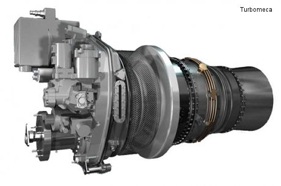 First rotation of the X4 engine Turbomeca Arrano