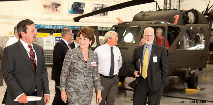 Lockheed Martin Leaders Toured Sikorsky Facility