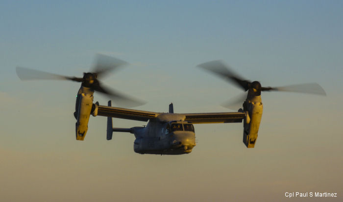 VMM-365 Osprey Assaults Ground Targets