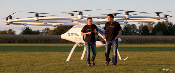Volocopter VC200 First Flight