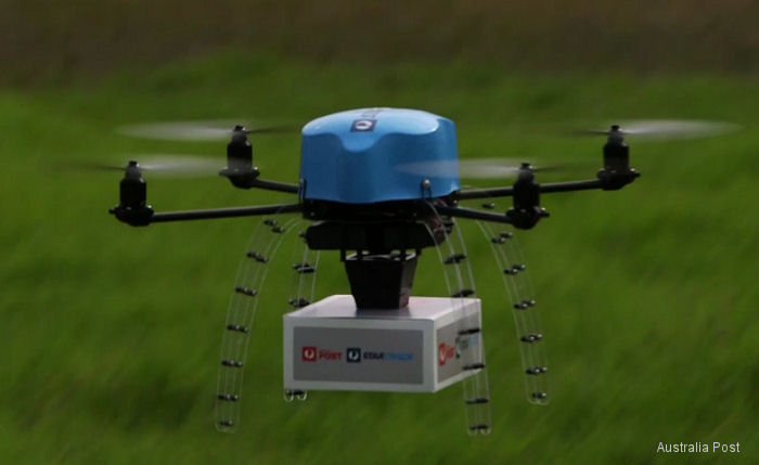 Australia Post Testing Drones