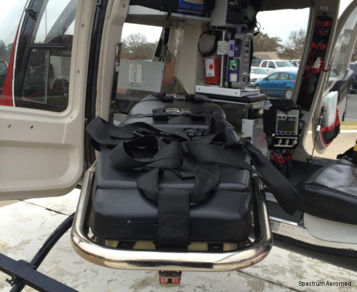 Survival Flight Bell 407s New Medical Interior