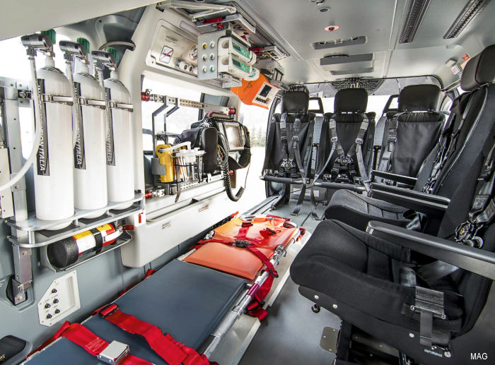FAA STC for H145 MAG Air Medical Interior