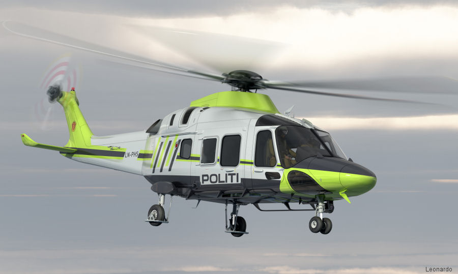 Norwegian Police Chooses AW169