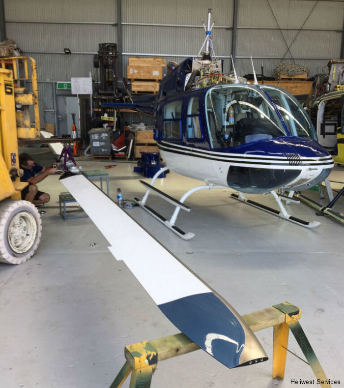 Van Horn Bell 206B Composite Blades in Australia