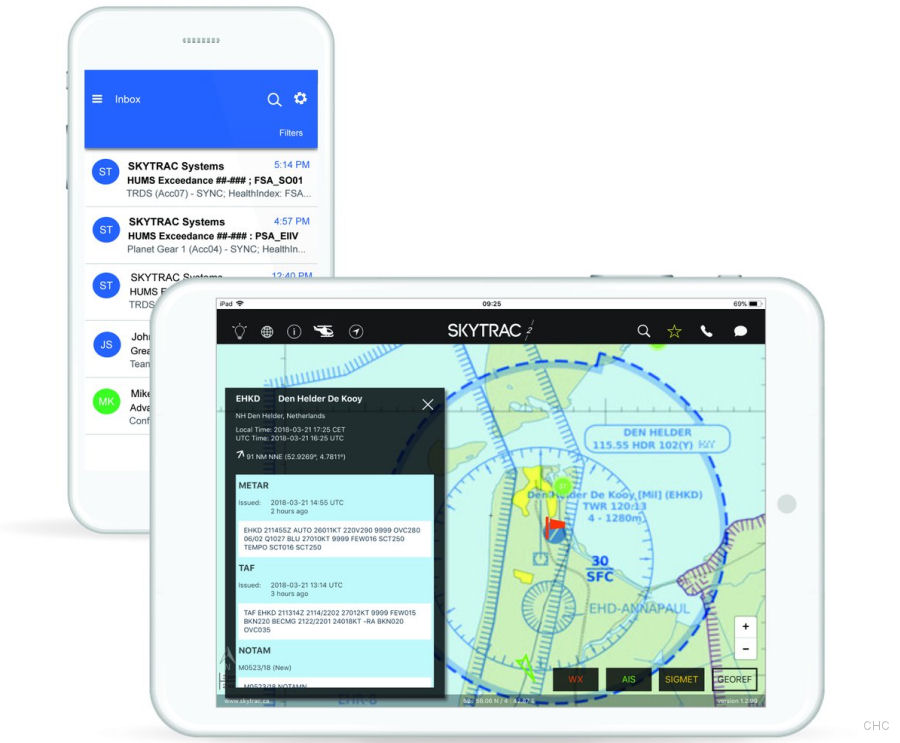 Real-Time HUMS for CHC AW139 Helicopters