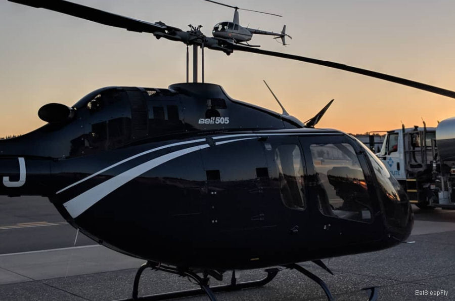 First Los Angeles Flight School with Bell 505