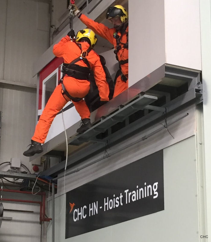 AW139 Hoist Training Facility by CHC in Den Helder