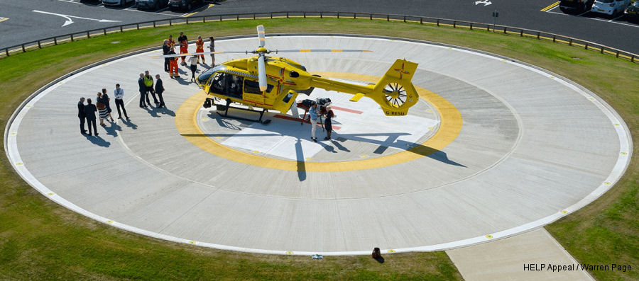Ipswich Hospital’s Helipad First Landing