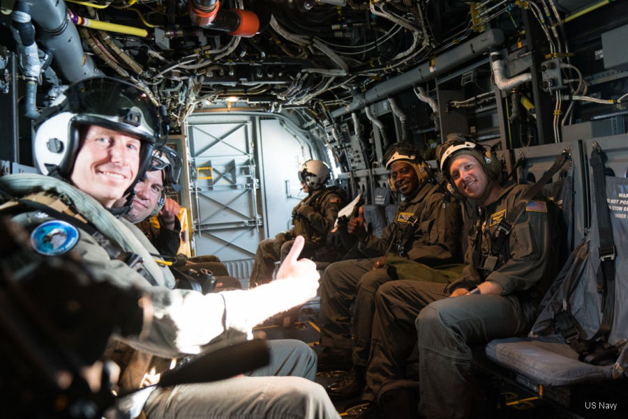 First Flight for All US Navy Crew in Osprey