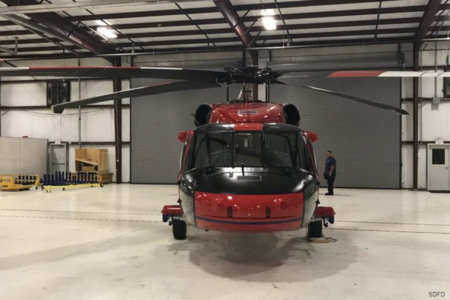 San Diego Firefighters New Firehawk Painted