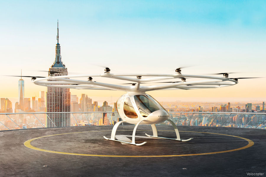 Volocopter eVTOL Taxis in Singapore