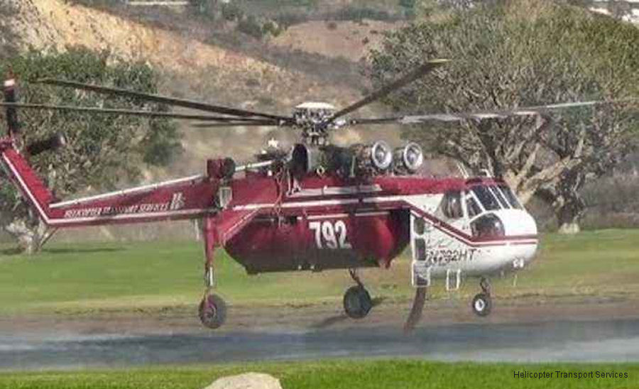 Firefighter Helicopters in the California’ Woolsey Fire