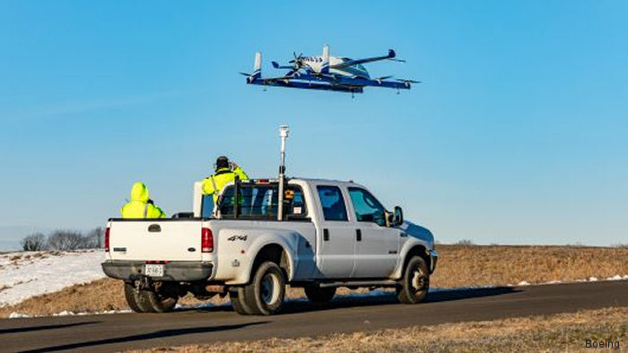 Boeing Autonomous Passenger Air Vehicle First Flight