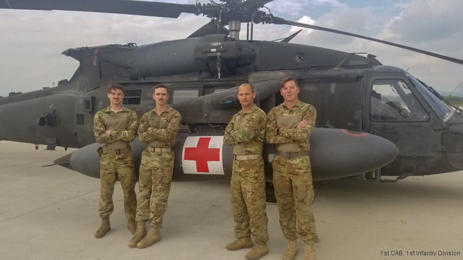 DUSTOFF Crew in MEDEVAC Mission in Slovenia