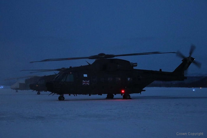 Merlin in Norway for Exercise Clockwork