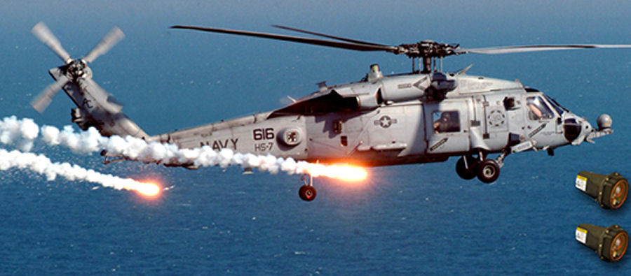 Countermeasure Dispensing System for FMS Seahawk