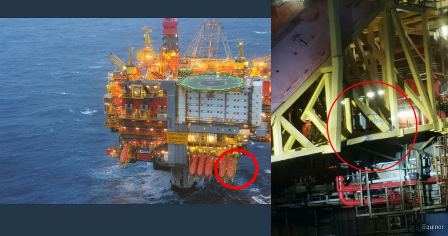 Statfjord A Oil Rig Evacuated After Collision