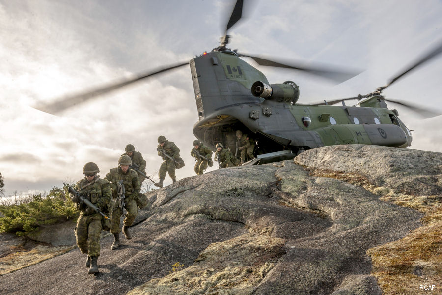 RCAF Chinook Female Pilot Recognition