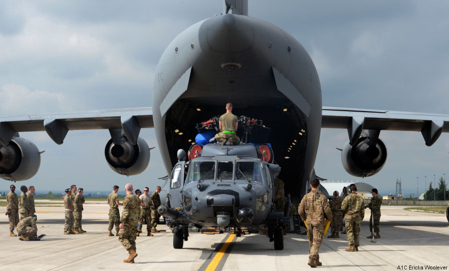 USAF Helicopter Technicians at Aviano