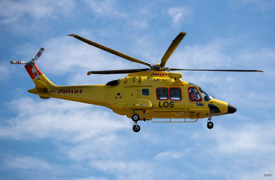 NHV AW169 for Spirit Energy from Blackpool