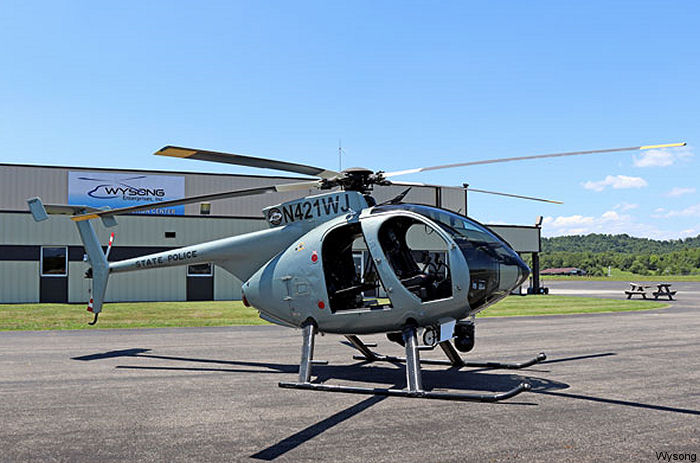 N421WJ N554CP N9020Q MD Helicopters MD500E C/N 0575E