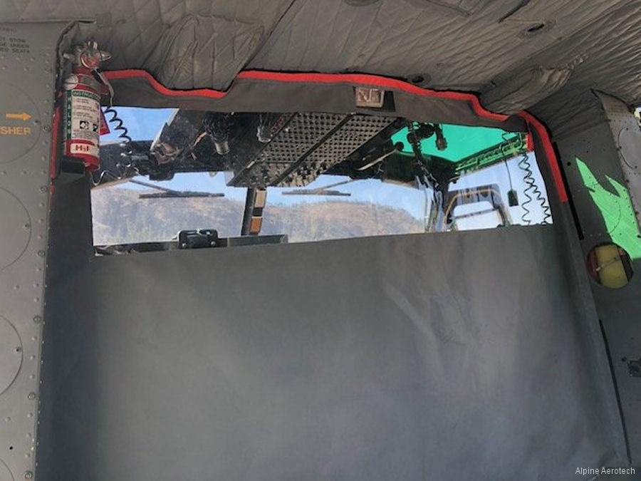 Crew Barrier System for Bell Helicopters