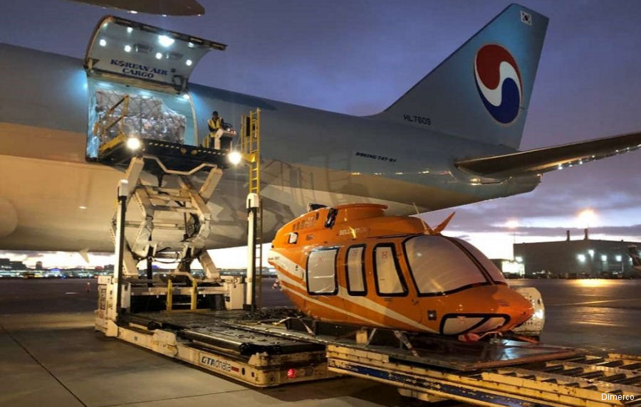 Dimerco Delivering 30 Bell 407 to China