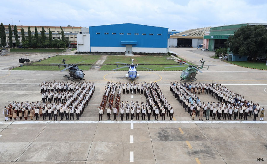 HAL Rolls-Outs 300th Dhruv