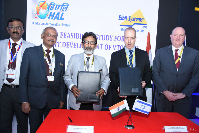 HAL and Elbit Signed MoUs at DefExpo 2020