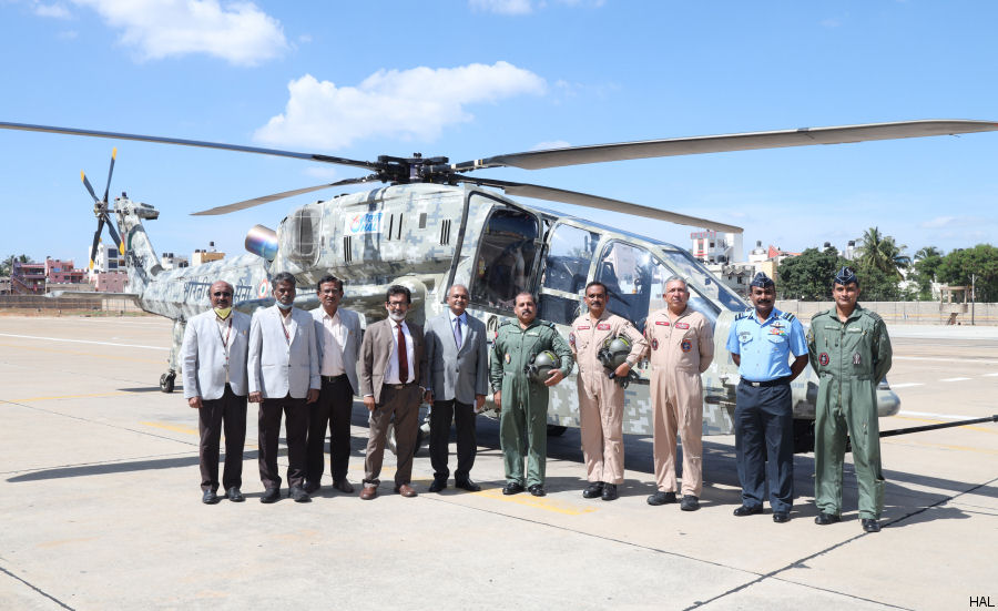 IAF Air Chief Reviews HAL LCH