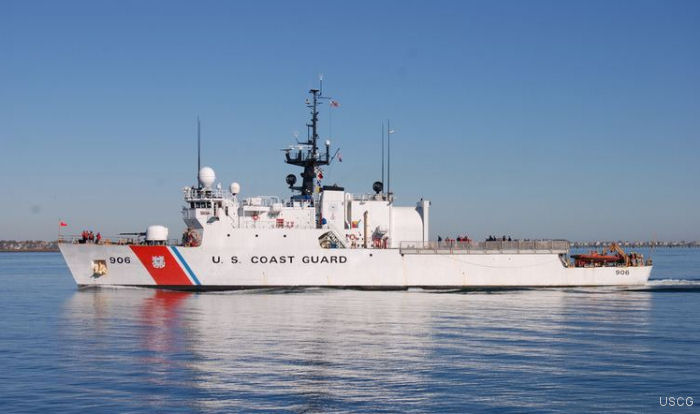 USCG Dolphin in Honduras after Hurricane Eta