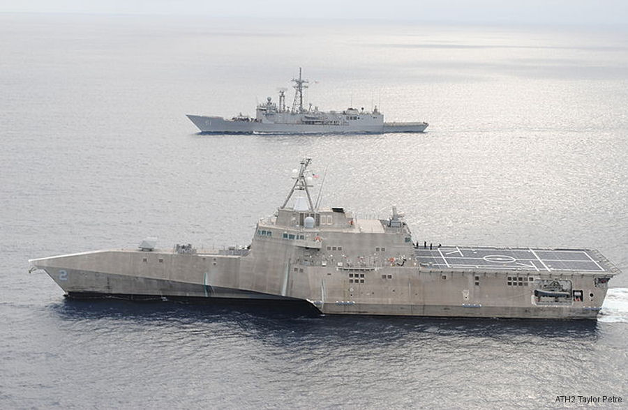The Helicopters of the US Navy LCS Ships