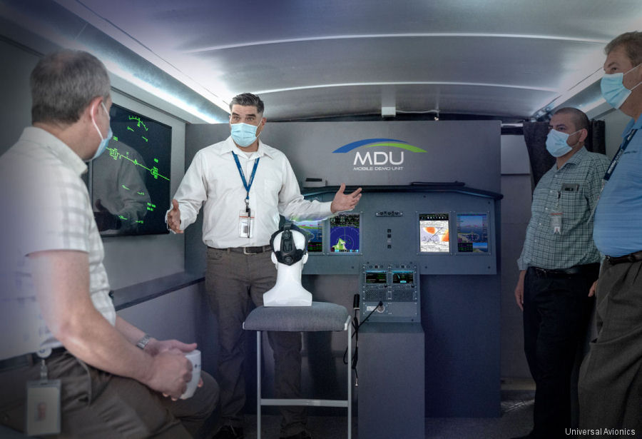 Universal Avionics Mobile Demonstration Unit