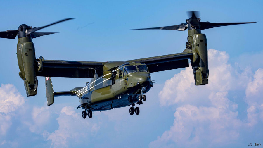 HX-21 Test Osprey on LPD-class Ship
