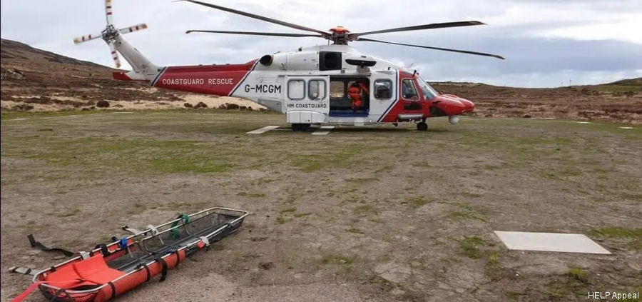Applecross Helipad First Emergency Landing