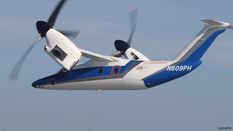 AW609 in Leonardo Italy