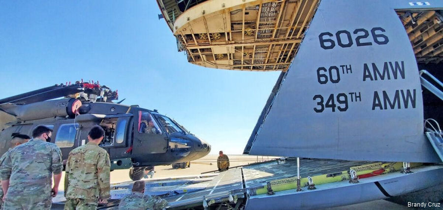 Loading Black Hawk into a C-5 Galaxy