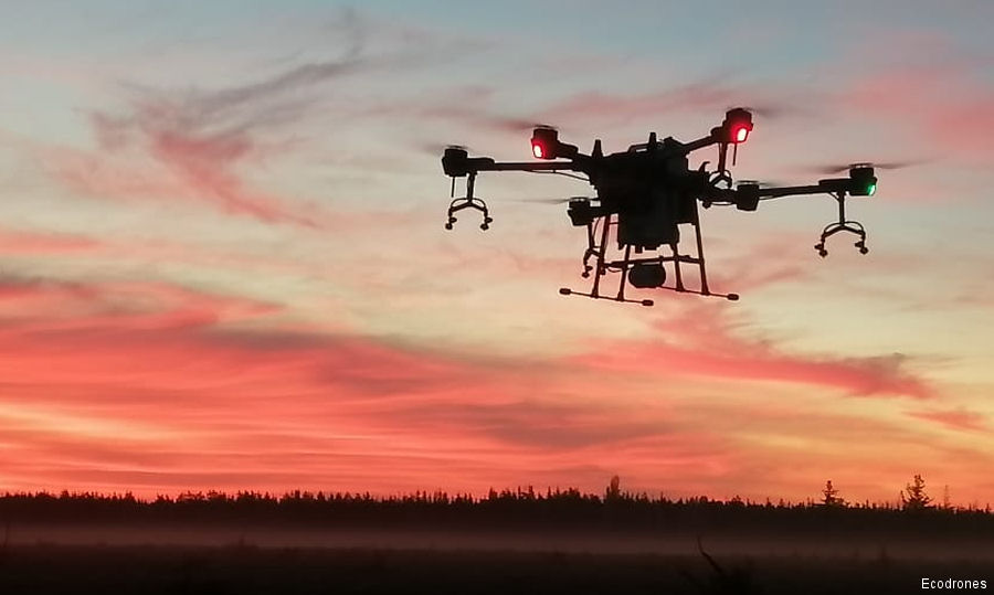 Aerial Spraying Approval for Ecodrones