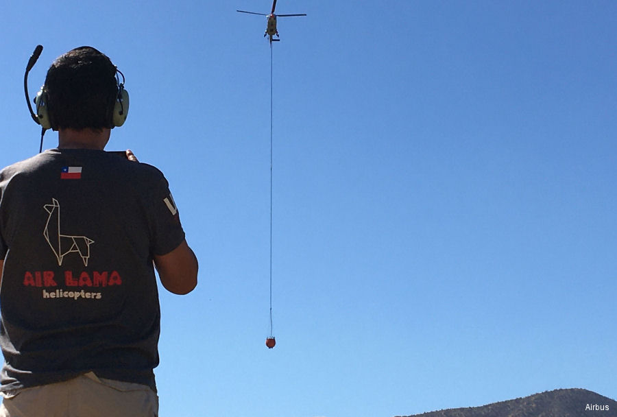 H215 Super Puma Firefighters in Chile