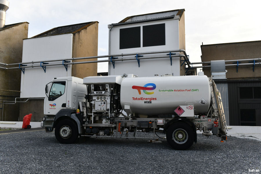 First Helicopter Engine Using 100% Sustainable Fuel