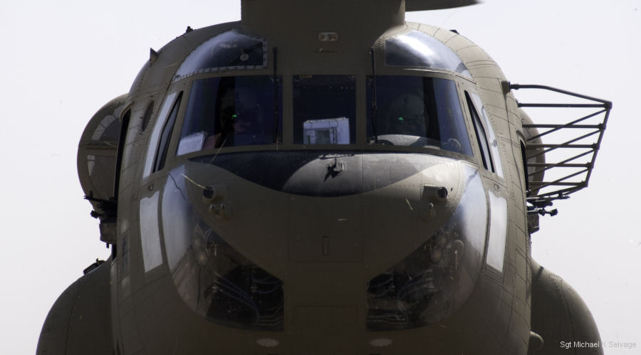 Helmet Display for Chinook and Black Hawk Pilots