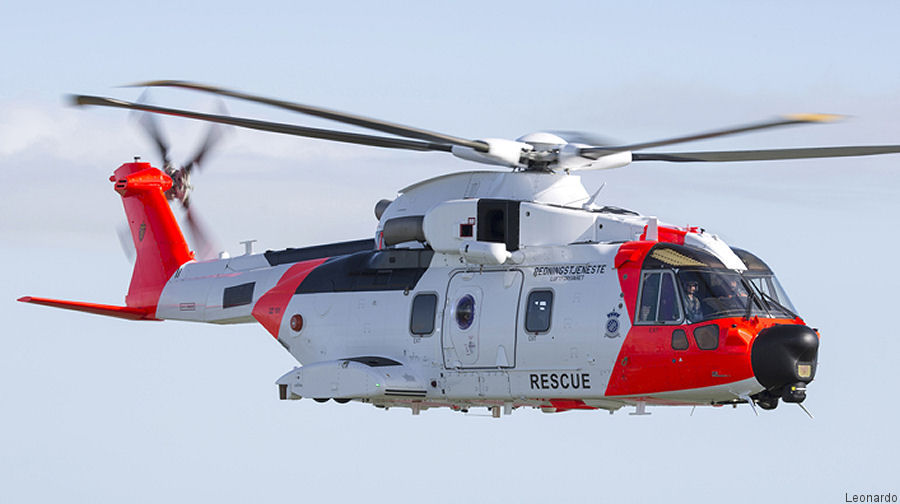 Norwegian AW101 Crews Training at Leonardo