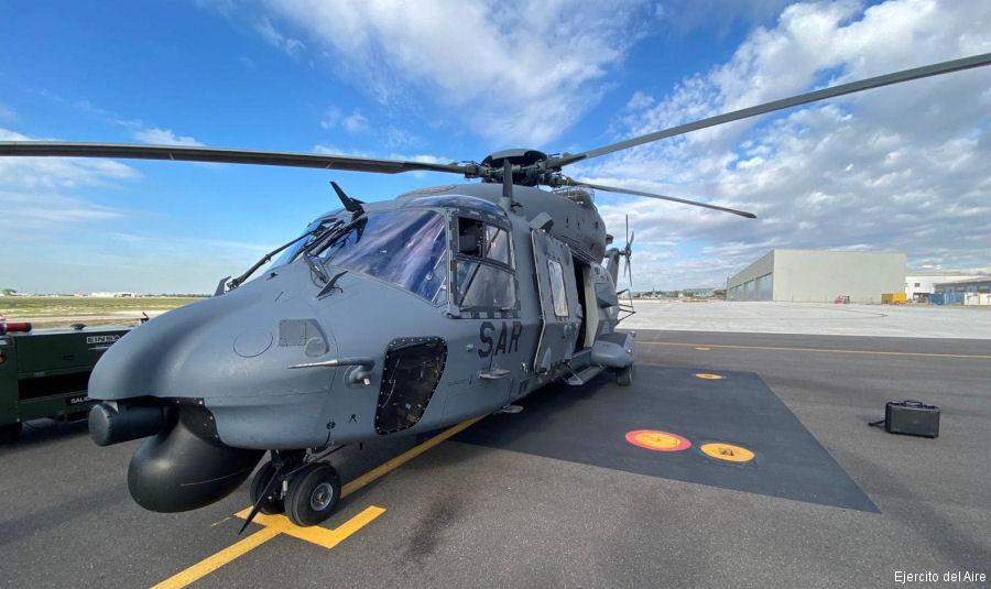 Spanish Air Force NH90 Test Flights