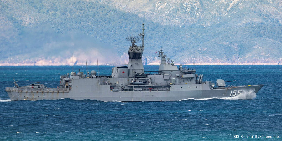 HMAS Ballarat in Talisman Sabre 2021