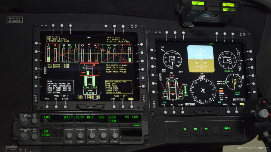 UH-60V Northrop Grumman Glass Cockpit